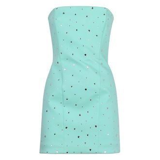 Giuseppe Di Morabito Femme, Robes, Vert, Taille: 36 FR Appliqu&eacute; de strass
