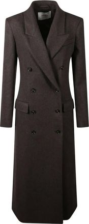 IVY OAK manteau Colleen à boutonnière croisée - Marron