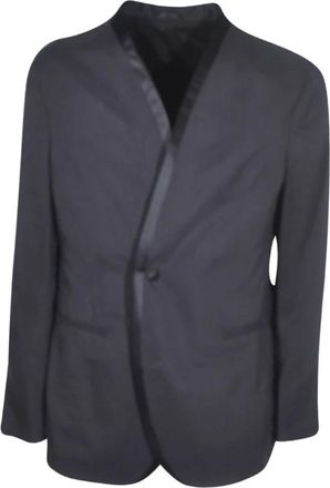 Giorgio Armani Homme, Vestes, Noir, Taille: XL Blazer Crois&eacute;
