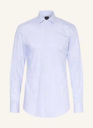 HUGO BOSS Hemd Hank Slim Fit blau