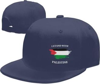 Generic Je Soutiens La Palestine Femme Homme Casquette De Baseball Anti-UV Chapeaux Pare-Soleil R&eacute;glable Strapback Cap pour Sport Hip Pop Camping