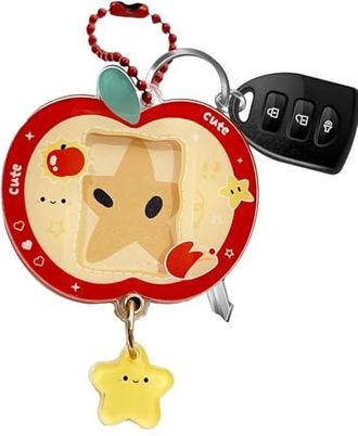 Generic Porte-cl&eacute;s photo | Mignon acrylique comm&eacute;moratif &agrave; la mode - Porte-cl&eacute;s pour ins&eacute;rer une photo | Pour voyage, f&ecirc;te, festival, trajet, concert,, adoles