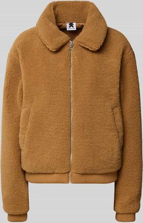 Karo Kauer Regular Fit Jacke aus Teddyfell