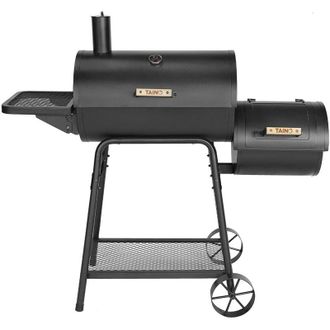 Taino KAMAYO Fumoir Barbecue dangle Grill &agrave; charbon de bois Petit chariot de barbecue BBQ