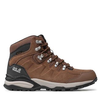 Jack Wolfskin Trekkingschuhe Jack Wolfskin Refugio Texapore Mid W 4050871 Braun