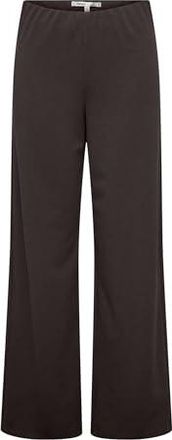 Only Wide Pant PNT Onlbremen-Yo Life MW Pantalon Large, Gâteau Chocolat, S / 32L Femme