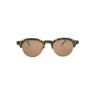 Thom Browne Braune Sonnenbrille stilvolle internationale Passform - - Accessories - Herren - Braun - 47 MM