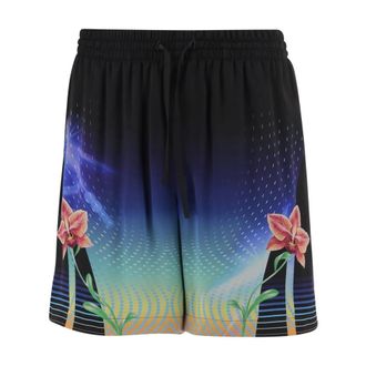 Casablanca Homme, Shorts, Multicolore, Taille: S Shorts &agrave; cordon floral