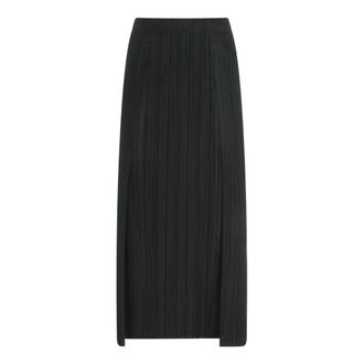 Issey Miyake Femme, Jupes, Noir, Taille: 42 FR Pleats Please Skirt