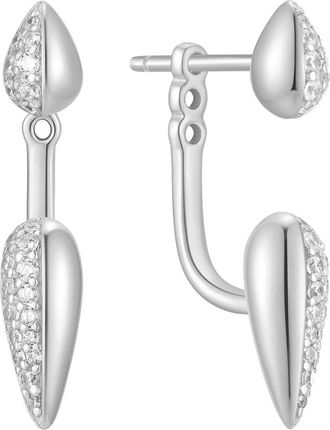 Ania Haie Ohrringe - 925er Sterlingsilber Puffy Spike - Gr. unisize - in Silber - f&uuml;r Damen