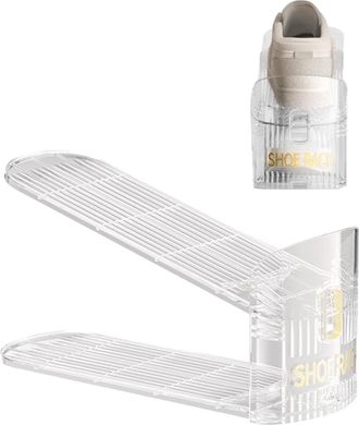 Generic Glåsko Stacker - Schrank Storage Shoe Slot, Stacking Kabinett Storage Schuh | Freistehende Doppelschuhhalter, platzsparendes Design für Kleiderschrank