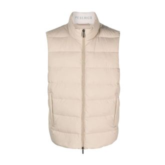 PESERICO Beige Gepolsterte Weste - - Jackets - Herren - Beige - L