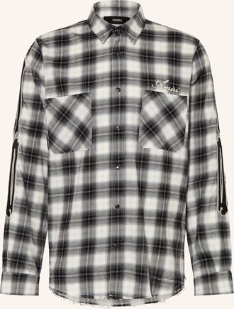 Amiri Amiri Flanell-Overshirt schwarz