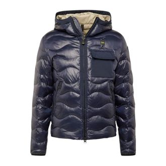 Blauer Ripstop Jacke - - Jackets - Herren - Blau - XL