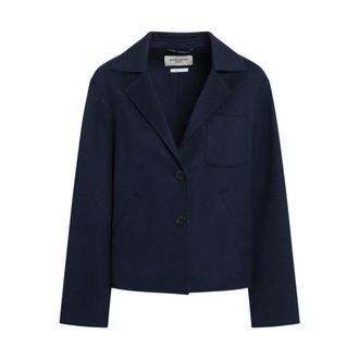 Max Mara Giacca - Femme - Vestes - Bleu - Taille: 36 FR