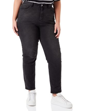 Vila VIMOMMIE DL HW MOM Jeans BLK - NOOS