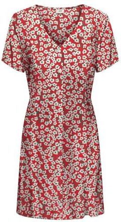 Jacqueline de Yong JdY Jdystarsezen Shirtdress Starsezen Life S/S WVN Dia Robe Chemise, Rouge Mars, XXL Femmes