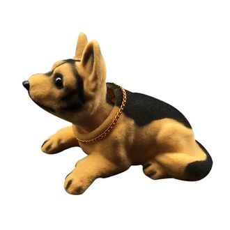 Generico F&uuml;r Hunde: f&uuml;r Hunde auf Harzplatte, niedliche Sammelfigur f&uuml;r Schreibtisch oder Auto, Sch&auml;fer-Design, lustige Dekoration f&uuml;r Zuhause, Dekoration