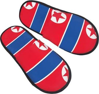 Generic Pantoufles En Peluche Impression Du Drapeau Cor&eacute;en Chausson L&eacute;g&egrave;res Hiver Chaussons Pour Ext&eacute;rieur Homme Unisex L