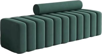 Generic Schuhbank mit Sitzfläche Polsterung Aus Samtstoff Schuhregal mit Sitzfläche Tragkraft Bis Zu 200 Kilogramm Schuhschrank für Flur, Wohn und Schlafzimme