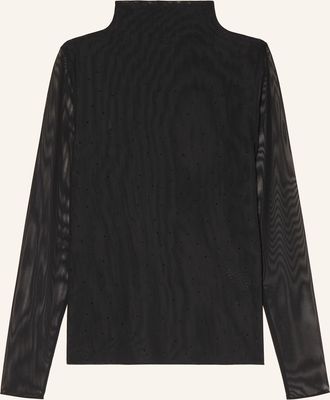 Monari Monari Longsleeve Mit Schmucksteinen schwarz