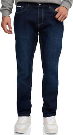 Indicode Hommes Texas Jeans Pants | Jean en Coton m&eacute;lang&eacute; Stretch Blue 36/30