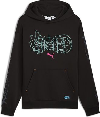 Puma x RICK AND MORTY Hoodie Herren, Accessoires, Schwarz, S