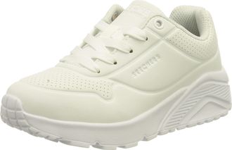 Skechers Jungen Uno Lite-delodox Sneaker, White Synthetic Trim L, 39.5 EU