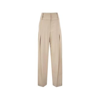 Sportmax Weite Hosen - - Trousers - Damen - Beige - XS
