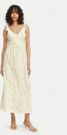 Vero Moda Sommerkleid Dichte 10341603 Gelb Regular Fit