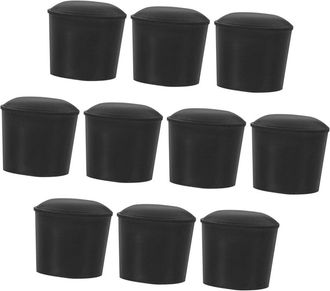 OSALADI 10 St&uuml;ck rutschfeste Gummif&uuml;&szlig;e f&uuml;r Tisch und Stuhlbeine Verschlei&szlig;feste M&ouml;belbeinkappen mit Bodenschutz Sto&szlig;d&auml;mpfend und Schalld&auml;mmend Abwaschbar und 