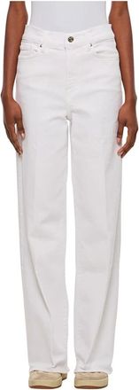 Frame Denim Femme, Jeans, Blanc, Taille: W29 Le Slim Palazzo