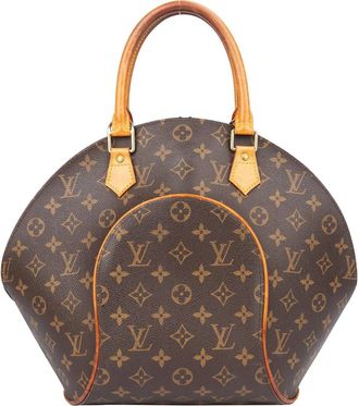 Louis Vuitton Crossbody Bags - Louis Vuitton Canvas Monogram Ellipse MM Handbag - Gr. unisize - in Braun - für Damen