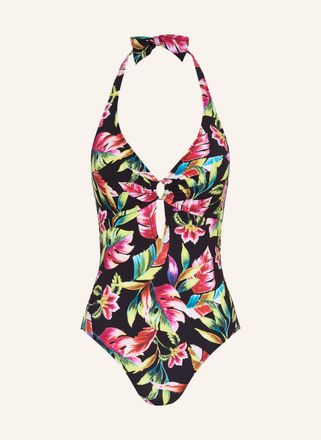 Lidea Lidea Neckholder-Badeanzug Exotic Blaze schwarz