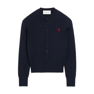 Ami Cardigans - Femme - Pulls - Bleu - Taille: 38 FR