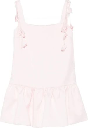 Self Portrait Taffeta Minikleid - Rosa