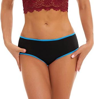 Generic Culotte Femme Coton Doux,Elasticité Slips, Culotte Taille Basse, Culotte Femme Coton, Culotte sans Couture Femme Invisible Culotte Femme Dentelle Slip