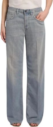 Dondup Femme, Jeans, Bleu, Taille: W30 Jacklyn Wide-Leg Jeans