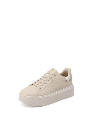 Queen Helena Baskets Platform Sneakers avec strass pour femme X31-12, X33 4 Beige, 37 EU