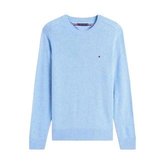 Tommy Hilfiger Rundhals-Strickware - - Knitwear - Herren - Blau - L