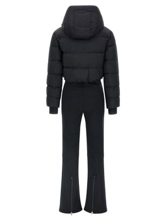 Yves Salomon Quilted Hybrid Ski Down Jacket - Black