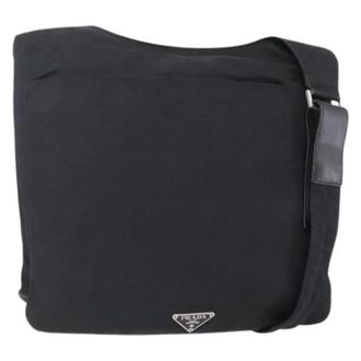 Prada Sac bandouli&egrave;re en nylon Pre-owned - Femme - Pre-owned - Noir - Taille: ONE Size