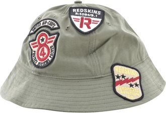 Redskins Homme, Accessoires, Vert, Taille: ONE Size Bob &agrave; logo patch&eacute;