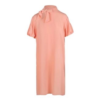 Mauro Grifoni Krepp High Neck Kleid - - Dresses - Damen - Orange - S