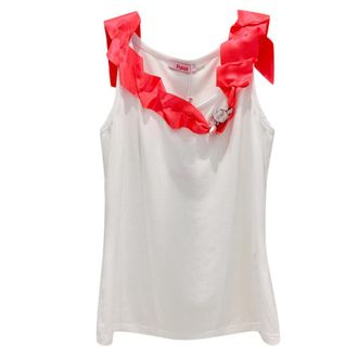 Blumarine Ribbon Vest Top Size S