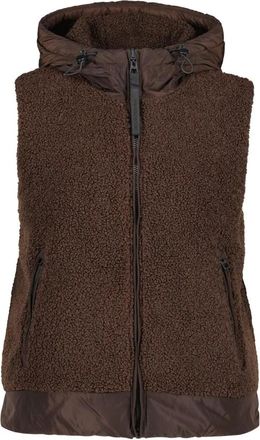 Cecil Reversible Teddy Vest - - Jackets - Damen - Braun - 2XL