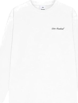 Won Hundred LA LS Italic Shirt - Homme - Tops - Blanc - Taille: XS