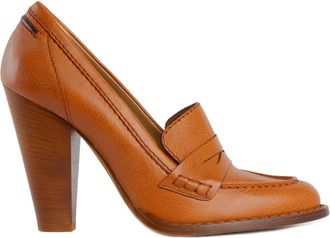 Dolce & Gabbana Femme, Chaussures, Brun, Taille: 39 EU Escarpins en cuir de veau martel&eacute;