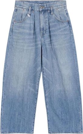 R13 Femme, Jeans, Bleu, Taille: W28 Pleated Waisband Jeans