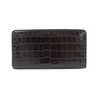 Gucci Pre-owned Krokodil-Leder Geldb&ouml;rse Lang - - Pre-owned - Damen - Braun - ONE SIZE